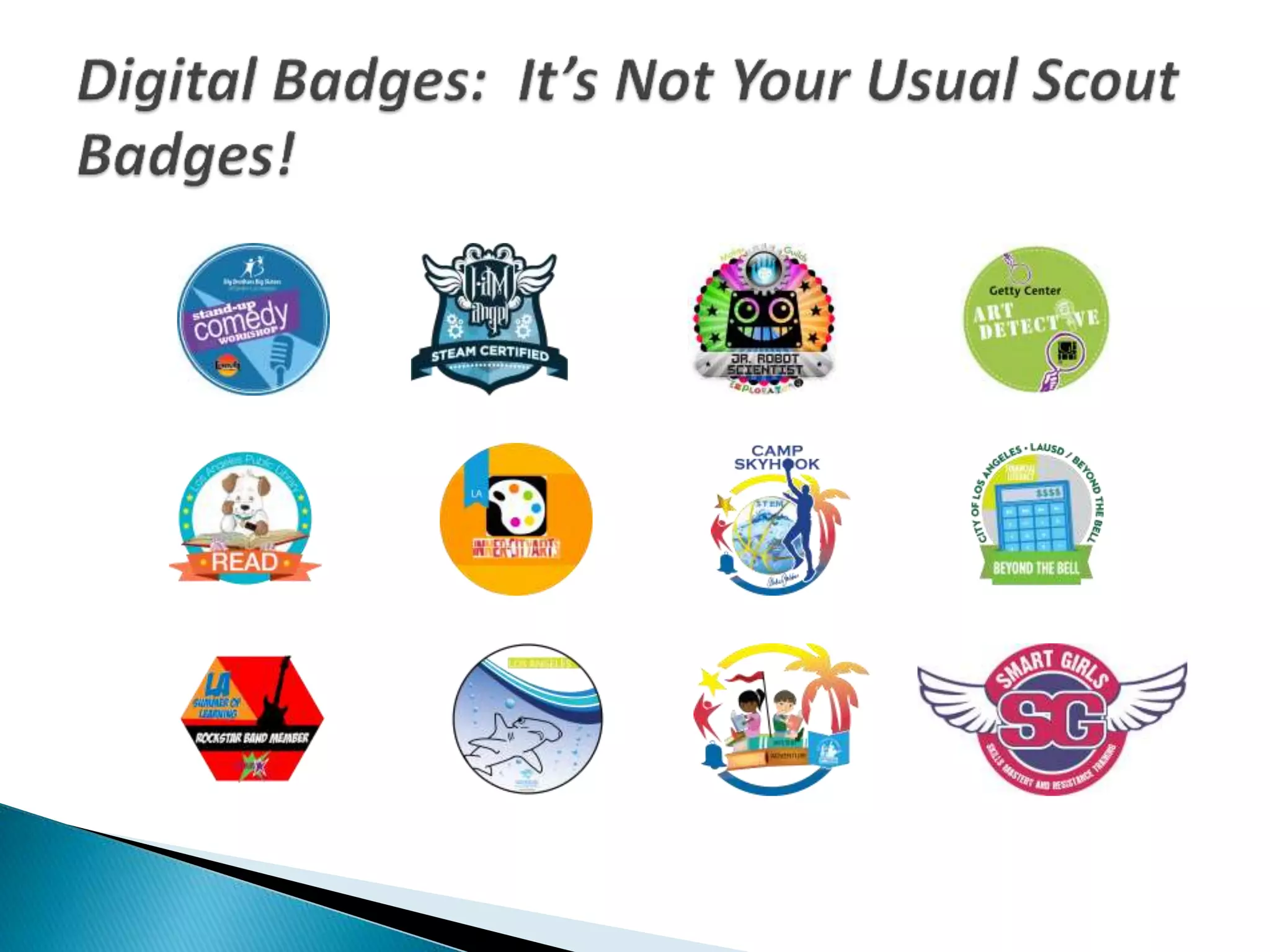 ALAS - Digital Badges - It's not your usual scout digital badge! | PPTX