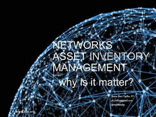 141010 network inventory management series 1 touch up for internals v | PPT