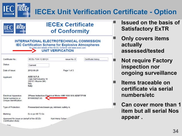 IECEx: Conformity Assessment Solution for the Ex field | PPT