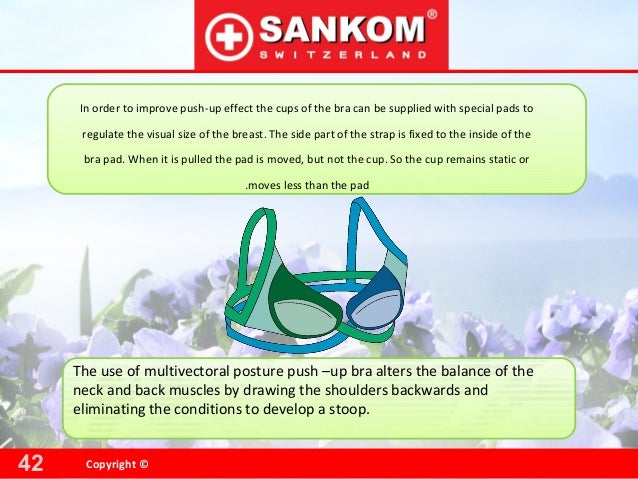 SANKOM Multivectoral posture bra presentation