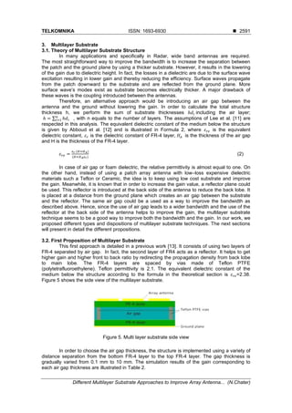 Different Multilayer Substrate Approaches to Improve Array Antenna ...