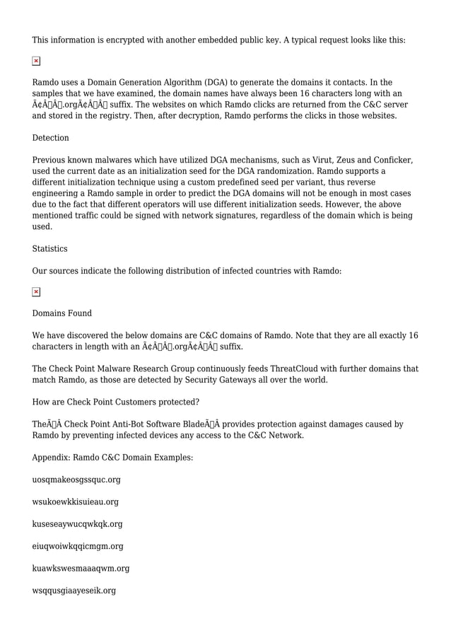 Protecting computers from the damages of RAMDO Click Fraud Trojan | PDF