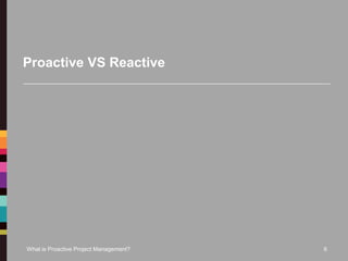 What is proactive project management? | PDF