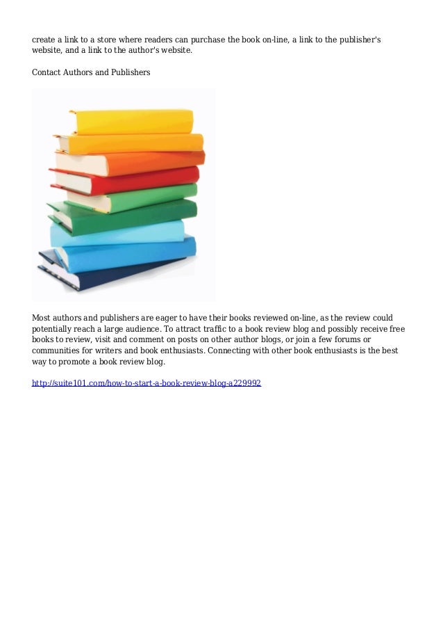 How To Start A Book Review Blog How To Start A Book Review Blog