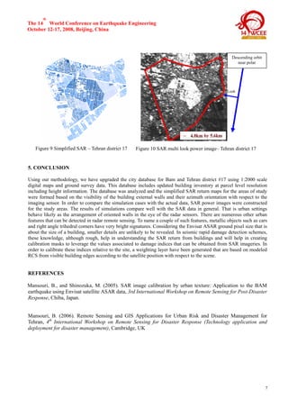 SIMPLIFIED SAR SIMULATION FOR REMOTE SENSING URBAN DAMAGE ASSESSMENT | PDF