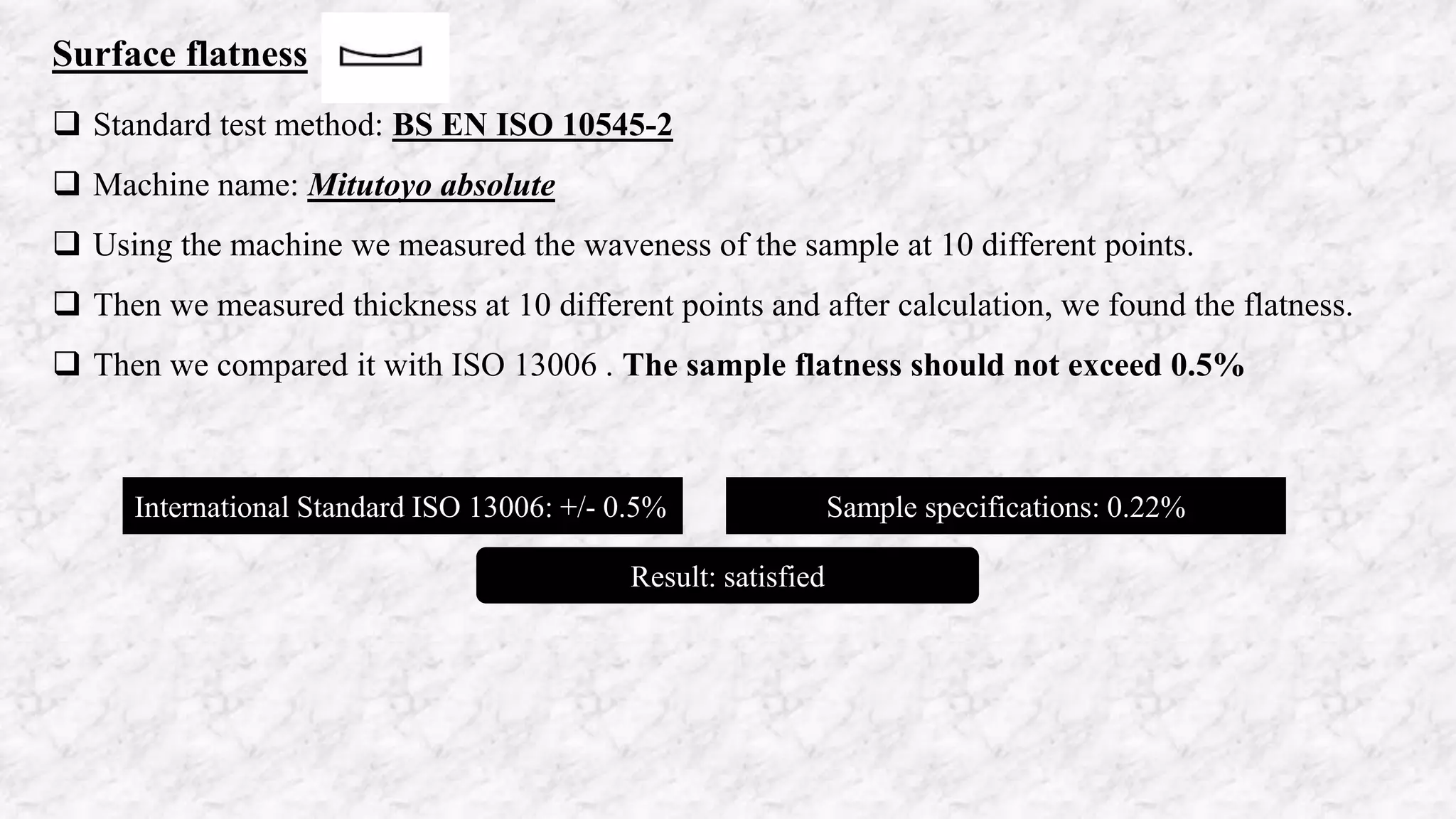 Specifications of a glazed ceramic tile | PPTX