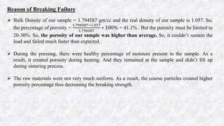 Specifications of a glazed ceramic tile | PPTX