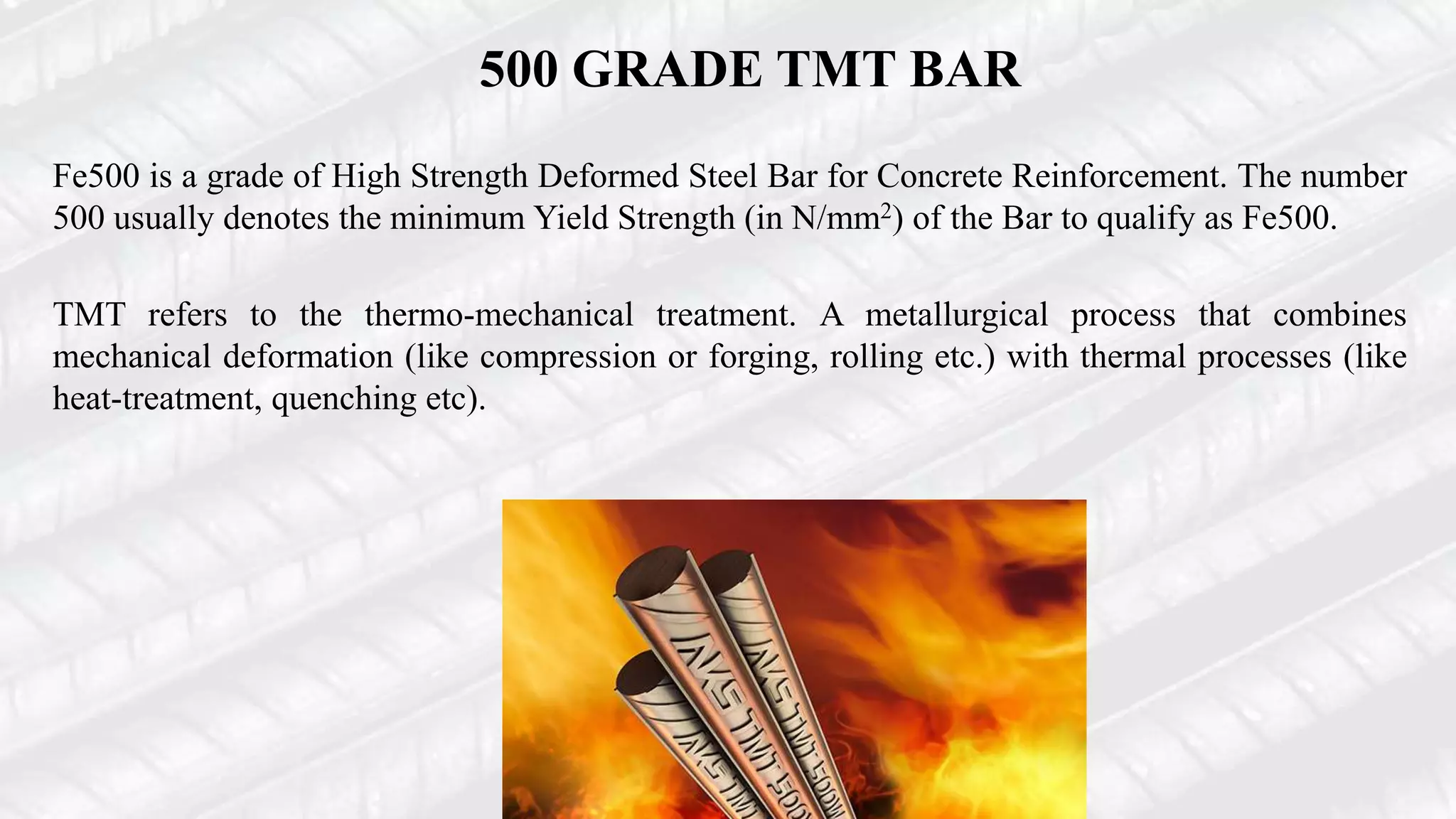 Report on bending failure of a 500 Grade TMT bar | PPTX