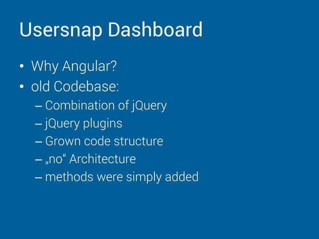 141104 usersnap angular js_jt | PPT