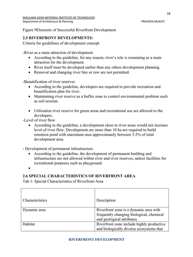 RIVER FRONT DEVELOPMENT | PDF