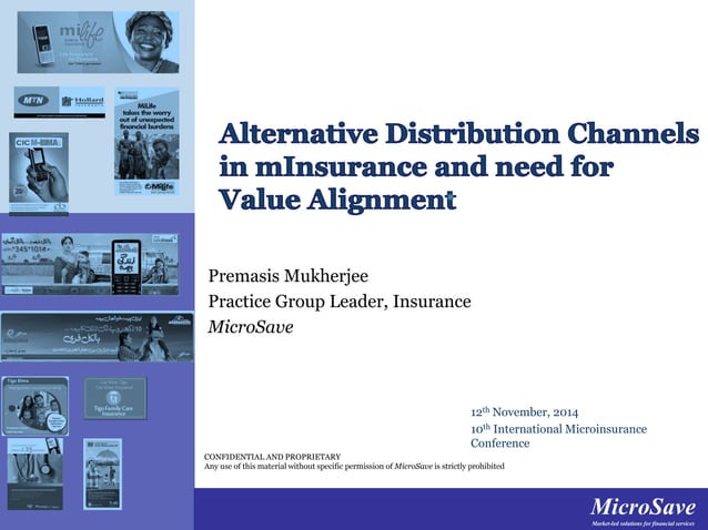 Alternative Distribution Channels in mInsurance and Need for Value ...