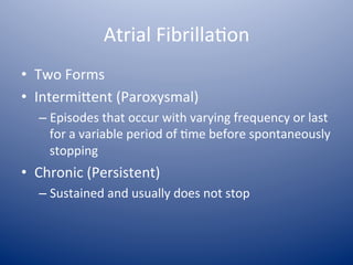 Atrial fibrillation and stroke | PDF
