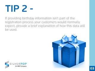 5 Tips For Automated Happy Birthday Emails | PDF
