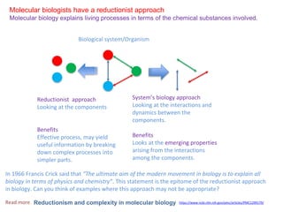2.1. Molecules to Metabolism | PPTX