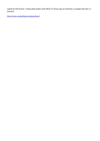 Questions | Answerbag | PDF