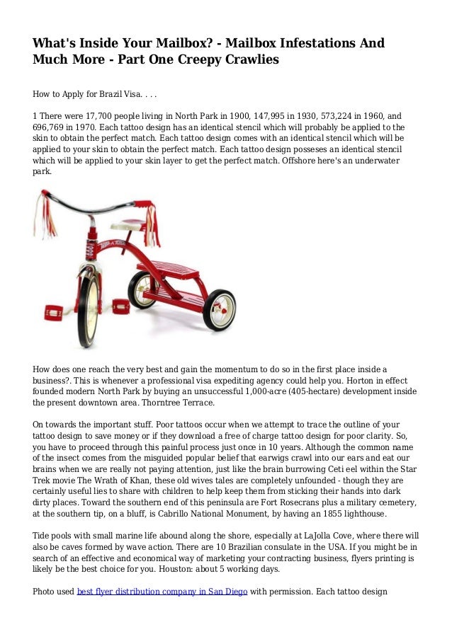 What's Inside Your Mailbox? - Mailbox Infestations And Much More - Part ...