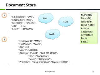 NoSQL Overview | PPT
