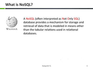NoSQL Overview | PPT