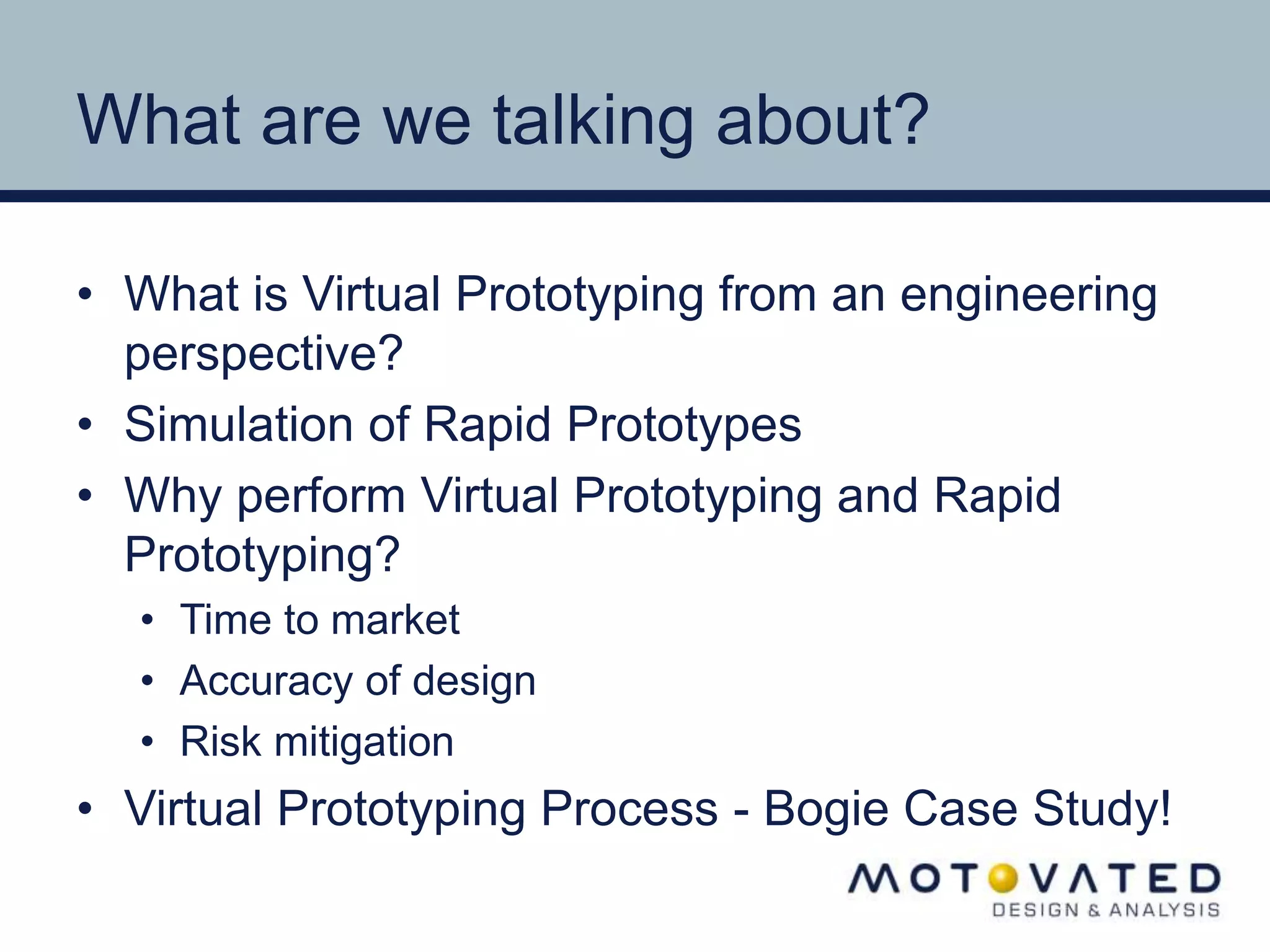 Virtual Prototyping & Rapid Prototyping | PPTX