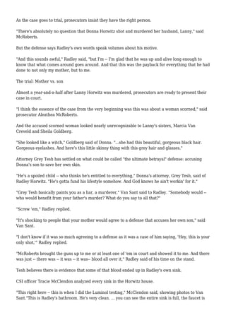 The murder of Lanny Horwitz | PDF