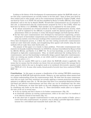 Countermeasures Against High-Order Fault-Injection Attacks on CRT-RSA | PDF