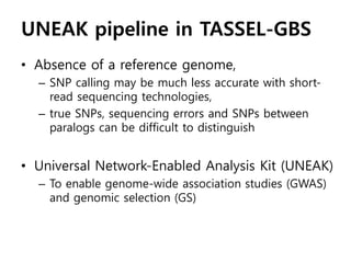 GBS: Genotyping by sequencing | PPT