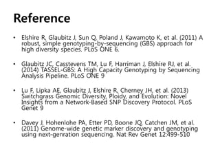 GBS: Genotyping by sequencing | PPT