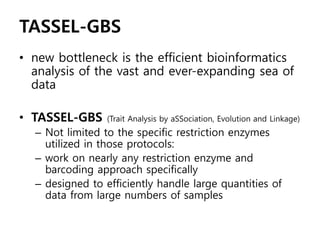 GBS: Genotyping by sequencing | PPT