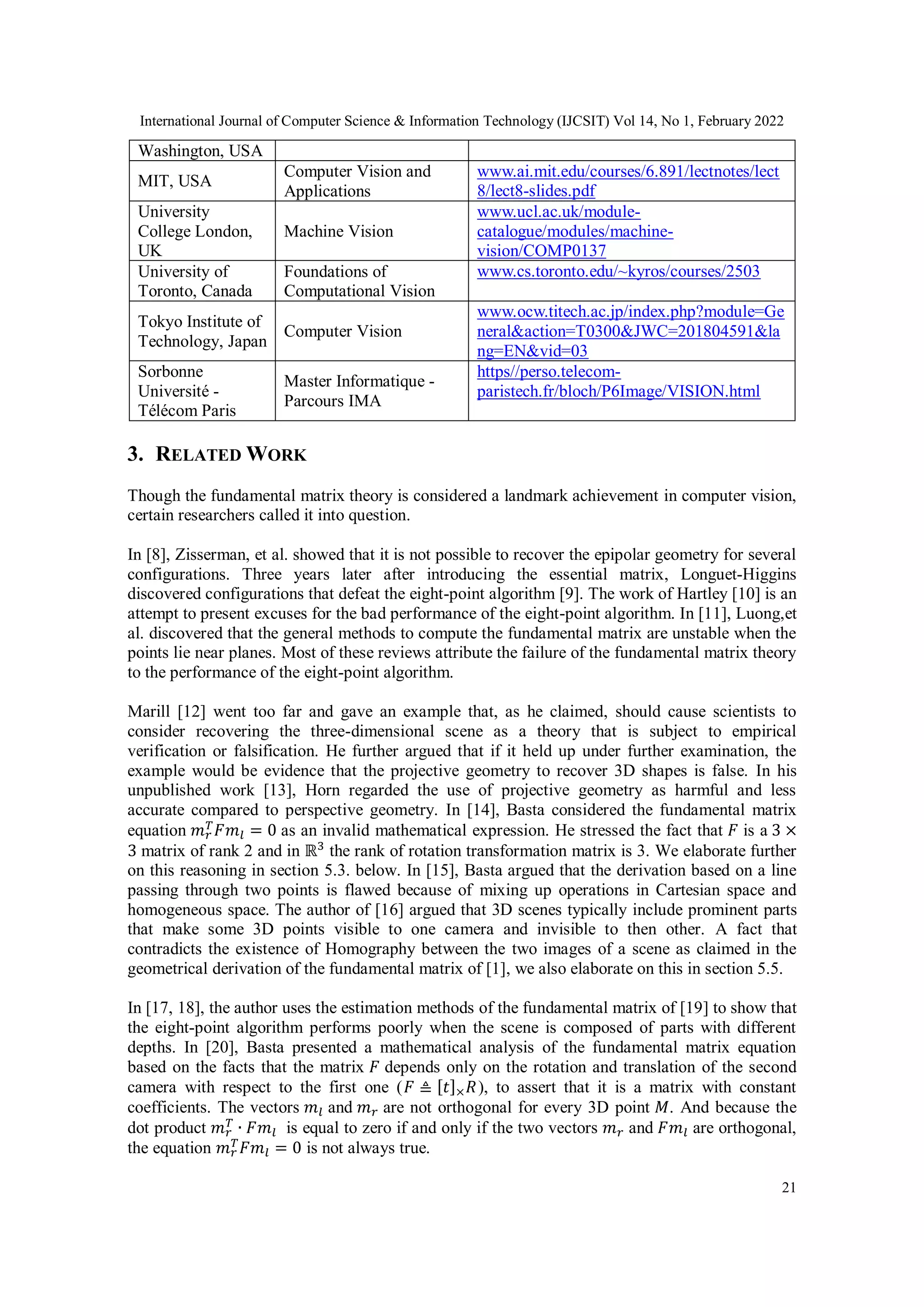 Shortcomings and Flaws in the Mathematical Derivation of the ...