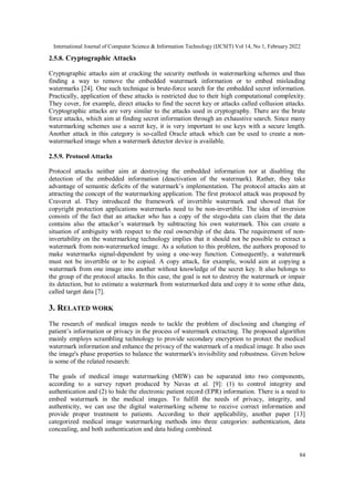 ENCRYPTION BASED WATERMARKING TECHNIQUE FOR SECURITY OF MEDICAL IMAGE | PDF