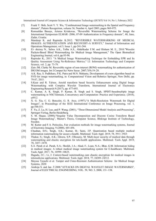 ENCRYPTION BASED WATERMARKING TECHNIQUE FOR SECURITY OF MEDICAL IMAGE | PDF