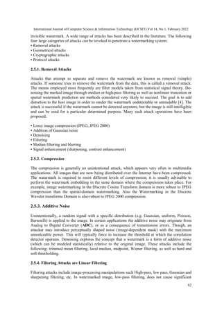ENCRYPTION BASED WATERMARKING TECHNIQUE FOR SECURITY OF MEDICAL IMAGE | PDF