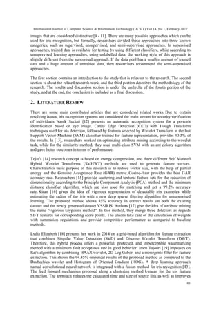 FEATURE EXTRACTION METHODS FOR IRIS RECOGNITION SYSTEM: A SURVEY | PDF