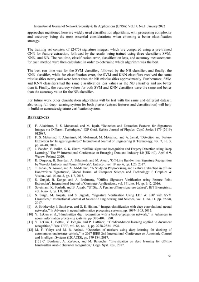 Offline Signature Recognition Via Convolutional Neural Network And Multiple Classifiers Pdf