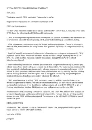 Military pension division: the "evil twins" - Concurrent Retirement and ...