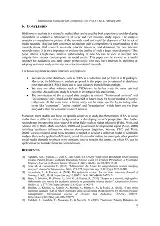 EXPLORING SENTIMENT ANALYSIS RESEARCH: A SOCIAL MEDIA DATA PERSPECTIVE ...