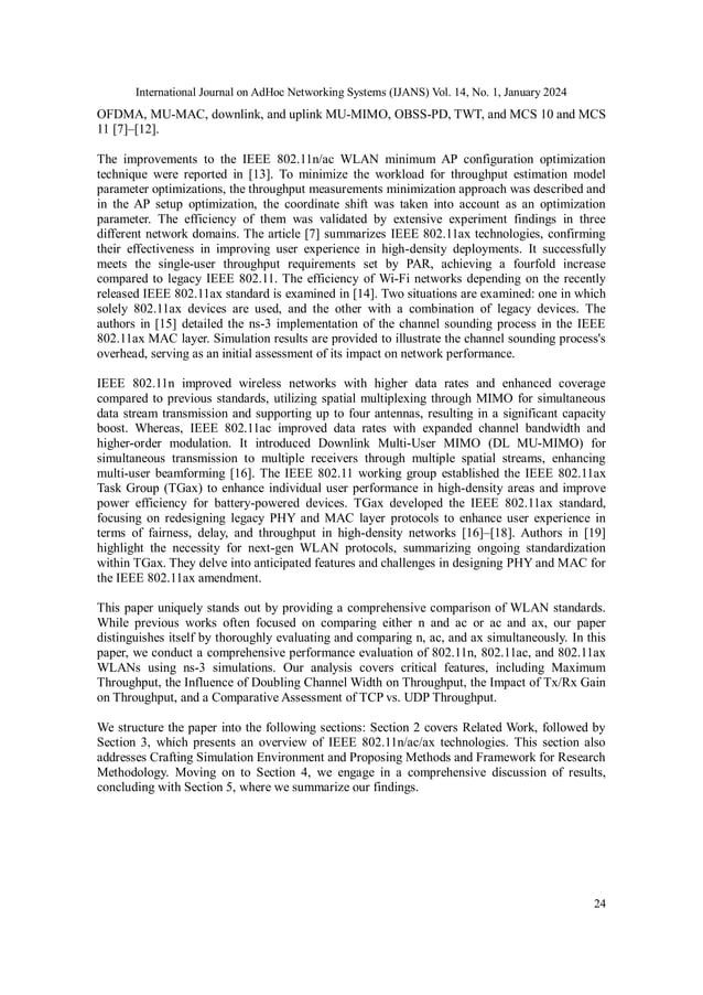 Wireless Evolution: IEEE 802.11N, 802.11AC, and 802.11AX Performance Comparison | PDF | Internet ...