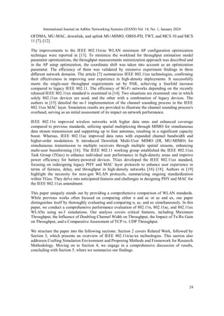 Wireless Evolution: IEEE 802.11N, 802.11AC, and 802.11AX Performance Comparison | PDF