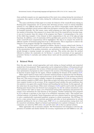 A study of the Behavior of Floating-Point Errors | PDF