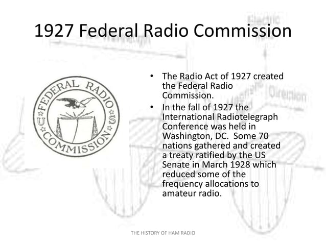 Histor y of HAM Radio presentation slide | PPT