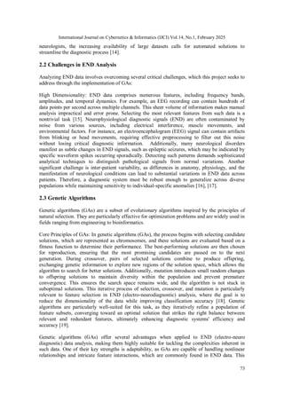 Development of an Automated Diagnostic System using Genetic Algorithms in Electroneurodiagnostic ...