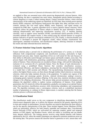 Development of an Automated Diagnostic System using Genetic Algorithms in Electroneurodiagnostic ...