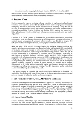 MENTORING SOFTWARE IN EDUCATION AND ITS IMPACT ON TEACHER DEVELOPMENT ...
