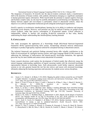 ENHANCING EDUCATIONAL QA SYSTEMS INTEGRATING KNOWLEDGE GRAPHS AND LARGE ...