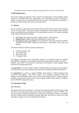 INVENTORY CLASSIFICATION WITH AI: EVALUATING HOW LARGE LANGUAGE MODELS ...