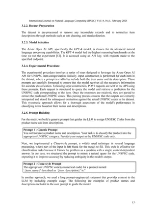 INVENTORY CLASSIFICATION WITH AI: EVALUATING HOW LARGE LANGUAGE MODELS ...