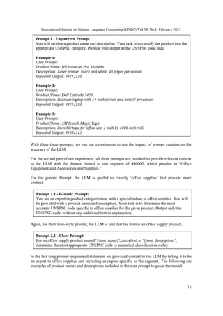 INVENTORY CLASSIFICATION WITH AI: EVALUATING HOW LARGE LANGUAGE MODELS ENHANCE CATEGORIZATION ...