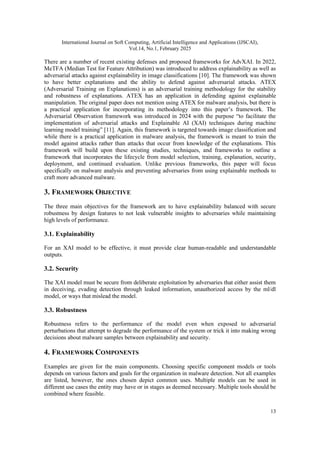 ADVXAI IN MALWARE ANALYSIS FRAMEWORK: BALANCING EXPLAINABILITY WITH SECURITY | PDF