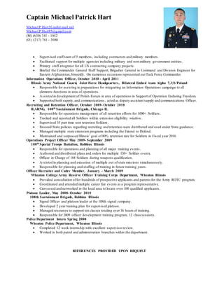 Hart Civillian Resume 29May15 | PDF