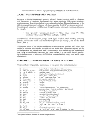 SYNTACTIC ANALYSIS BASED ON MORPHOLOGICAL CHARACTERISTIC FEATURES OF THE ROMANIAN LANGUAGE | PDF